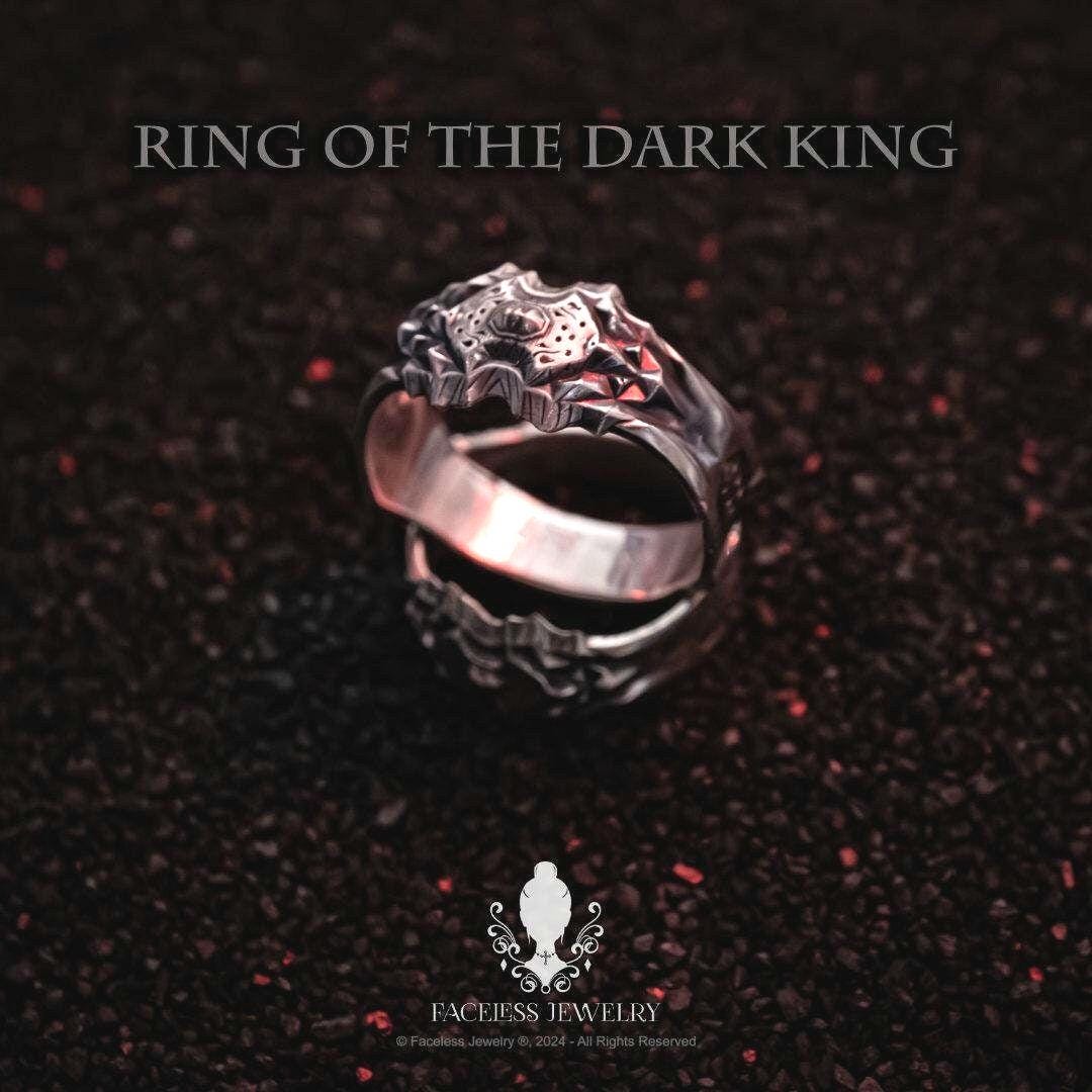 Dark King Fantasy Ring, Dnd Wizard Ring, Magic Jewelry for Gamers - Etsy