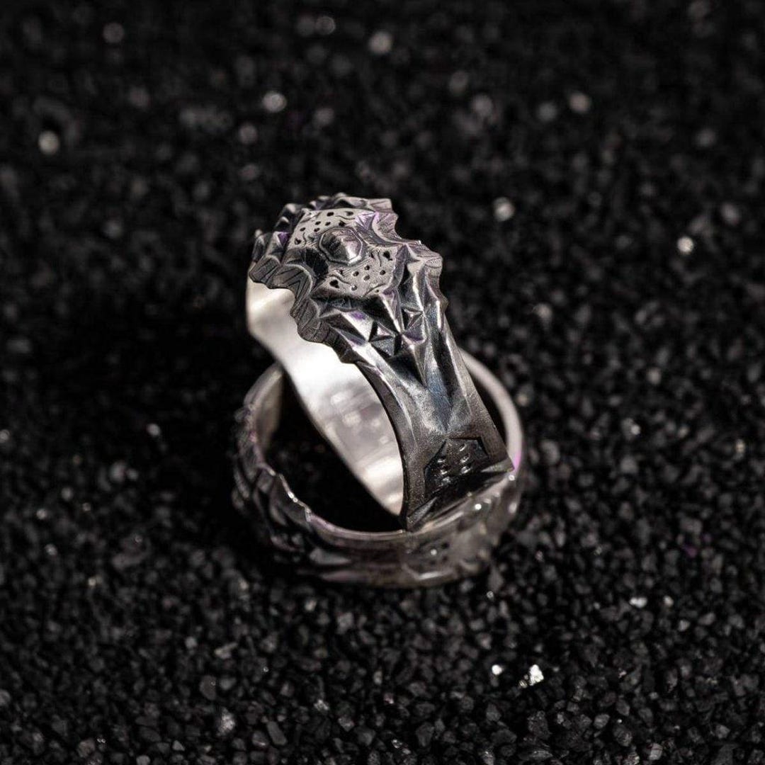 Dark King Fantasy Ring, Dnd Wizard Ring, Magic Jewelry for Gamers - Etsy
