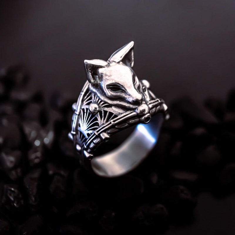 Kitsune Ring - Etsy