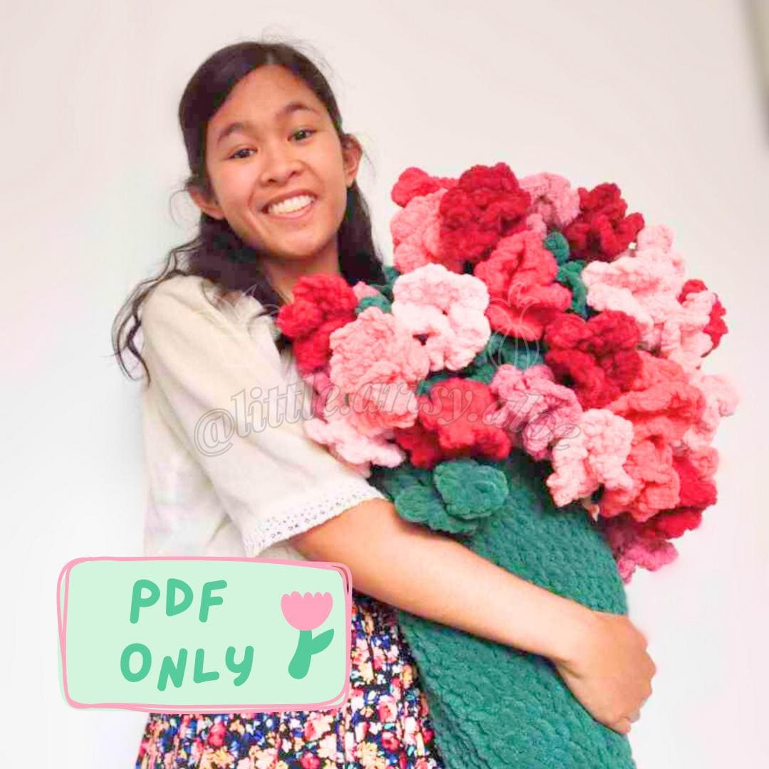 Fluffy Bouquet Blanket™ Crochet Pattern PDF - Etsy