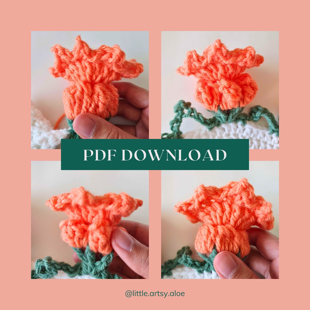 4-in-1 Morning Glory Crochet Pattern Bouquet Blanket™ Modification PDF ...