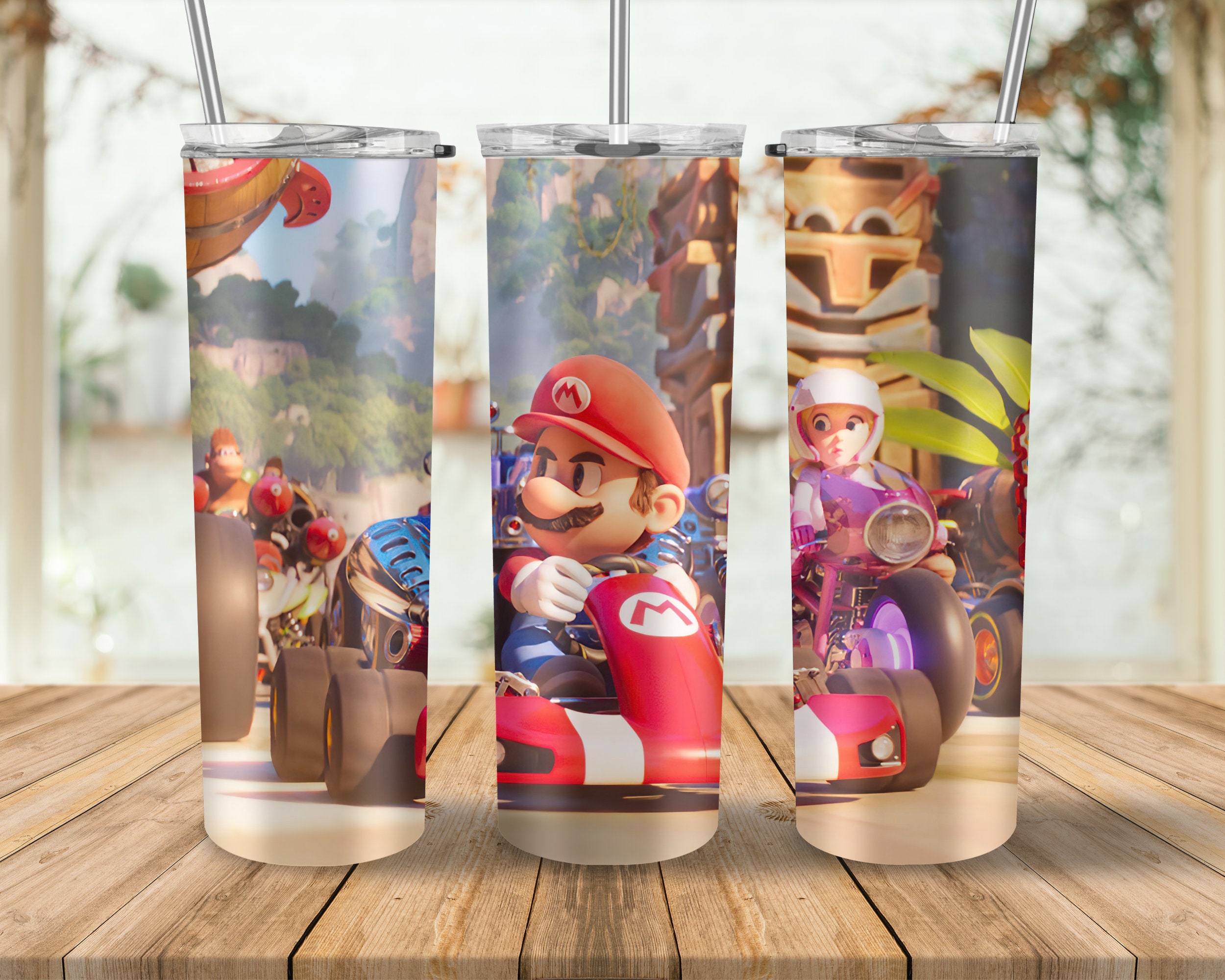 Mario Tumbler Wrap Mario Bros Tumbler Wrap Super Mario - Etsy