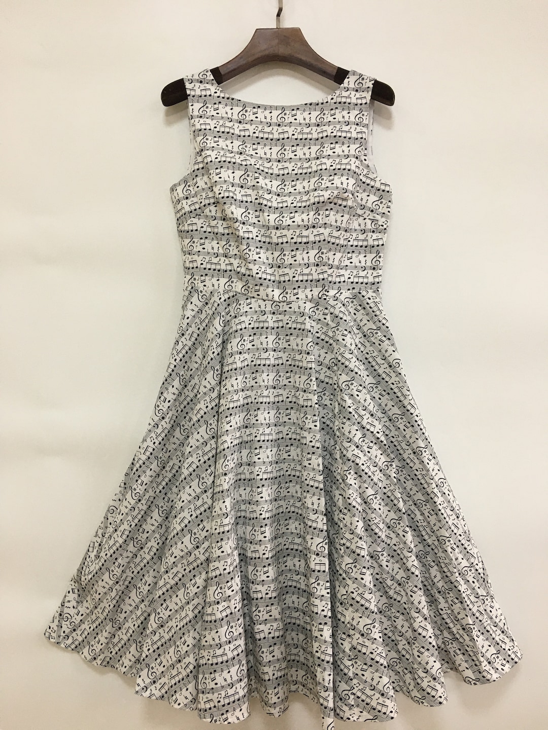 Musical Notes Dress Unique Gift for Her-audrey - Etsy