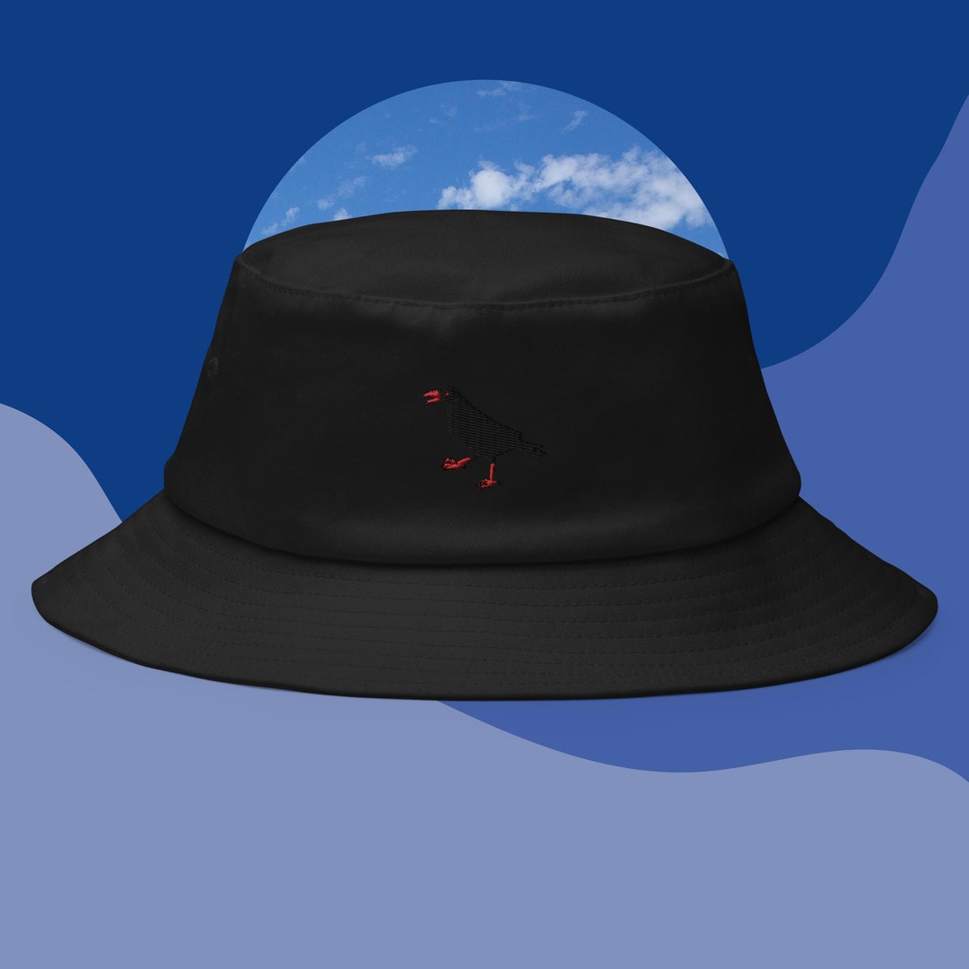 Old School Bucket Hat Cornish Chough - Etsy