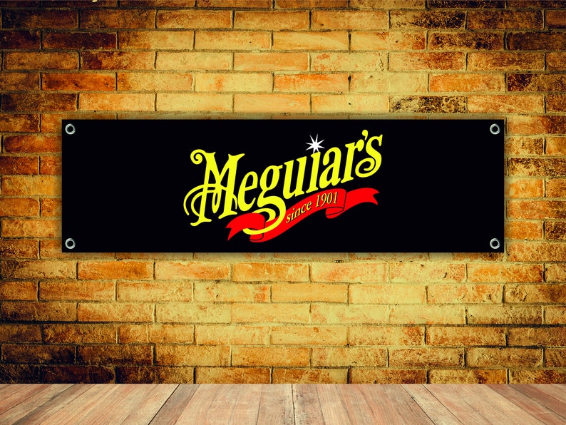 Meguiars Logo Banner Vinly Garage Singoffice or Showroom - Etsy