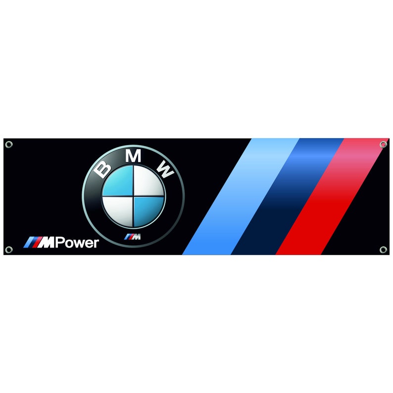 BMW Logo Banner Vinly, Garage Sing,office or Showroom, Flag,racing ...