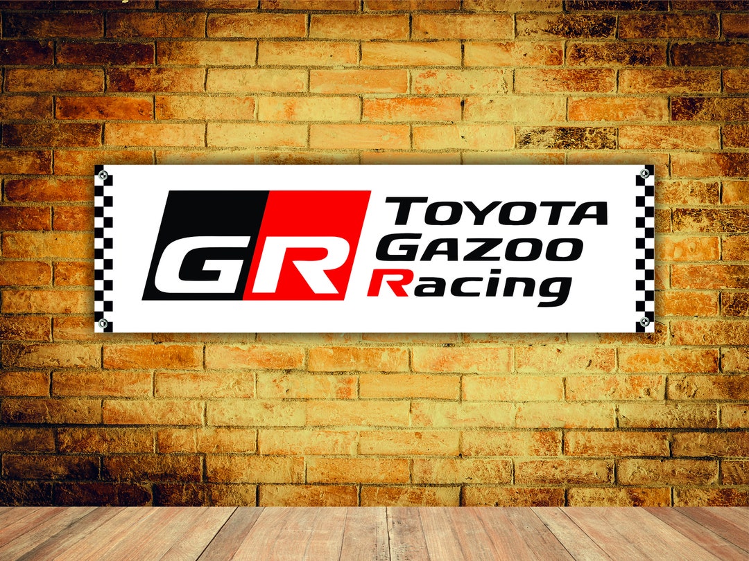 Toyota Gazoo Racing Logo Banner Vinly, Garage Sing,office or Showroom ...