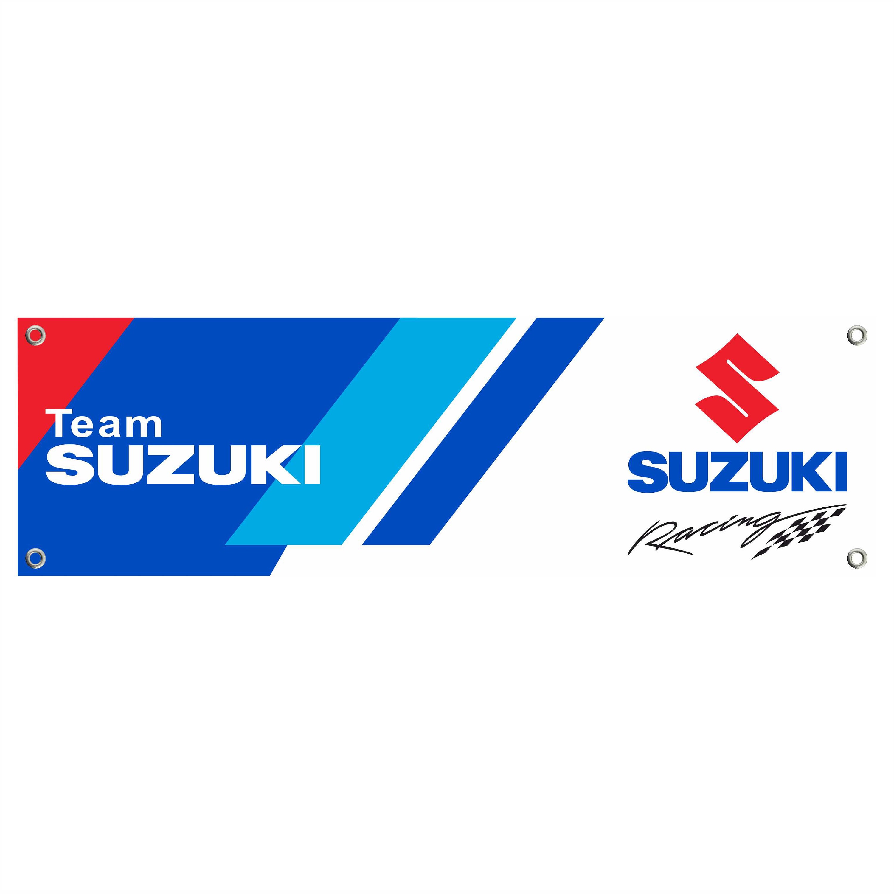 SUZUKI Racing Logo Banner Vinly, Garage Sing,office or Showroom, Flag ...