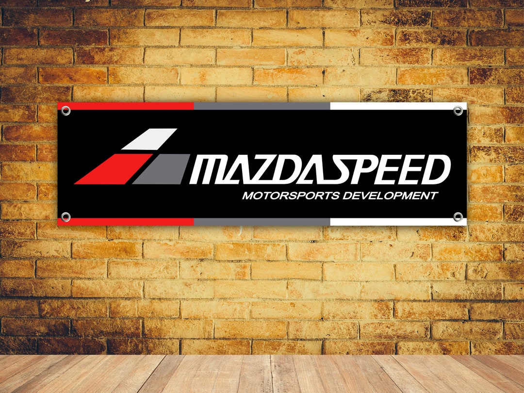 Mazda Speed Logo Banner Vinly, Garage Sing,office or Showroom, Flag ...