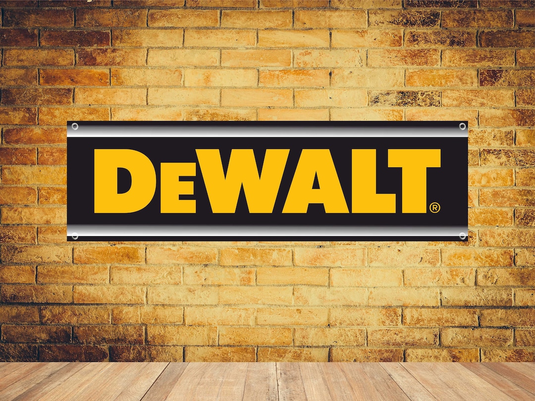 Dewalt Logo Banner Vinly, Garage Sing,office or Showroom, Flag,racing ...