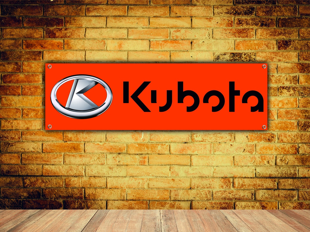 Kubota Logo Banner Vinly, Garage Sing,office or Showroom, Flag,racing ...