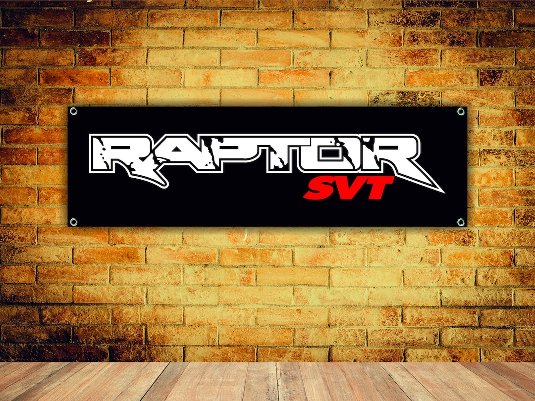 Ford Raptor SVT Logo Banner Vinly Garage Singoffice or - Etsy Australia