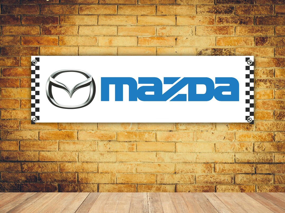 Mazda Logo Banner Vinly Garage Singoffice or Showroom - Etsy