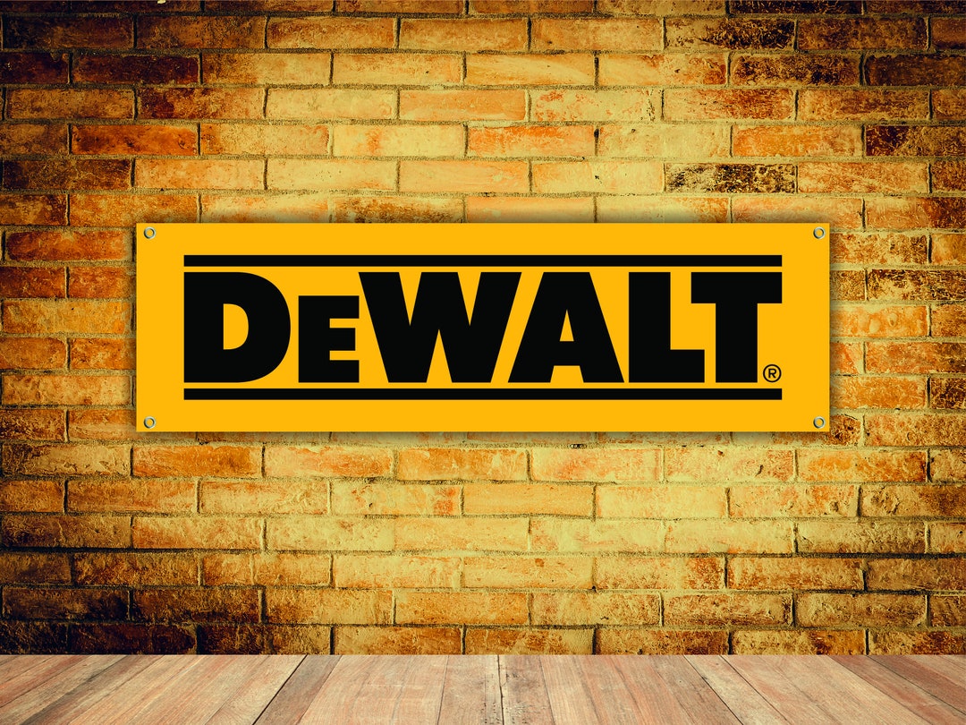 Dewalt Logo Banner Vinly, Garage Sing,office or Showroom, Flag,racing ...