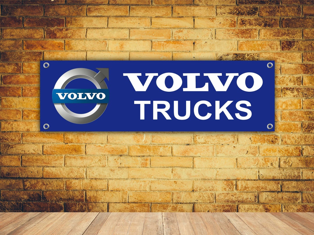 Volvo Trucks Logo Banner Vinly Garage Singoffice or - Etsy