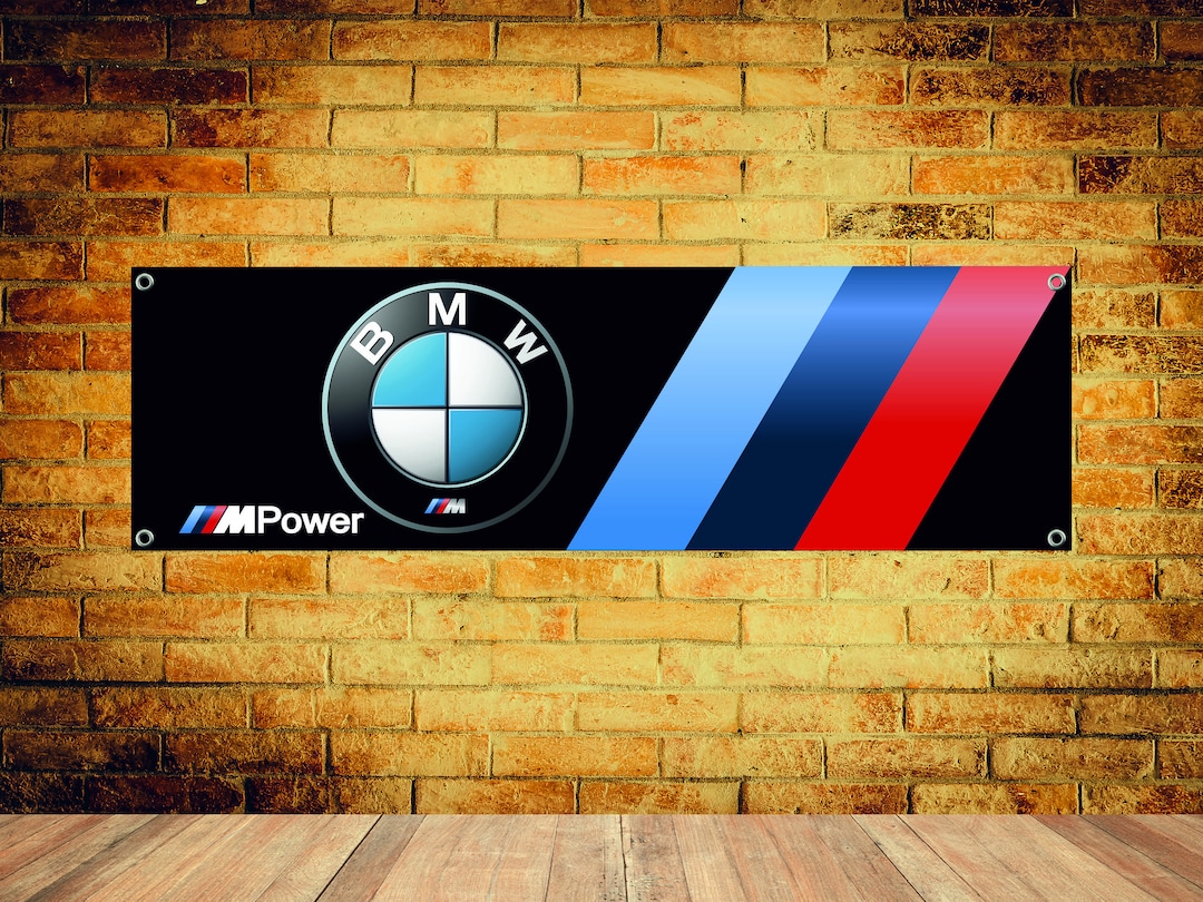 BMW Logo Banner Vinly, Garage Sing,office or Showroom, Flag,racing ...