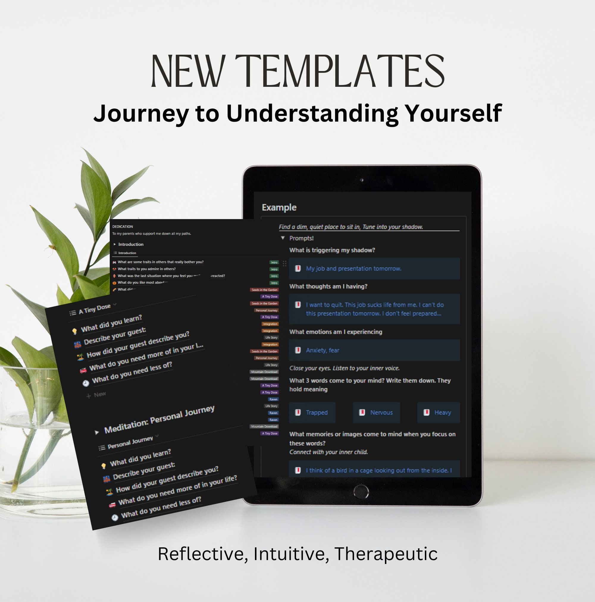 Shadow Work Journal Notion Template - Etsy