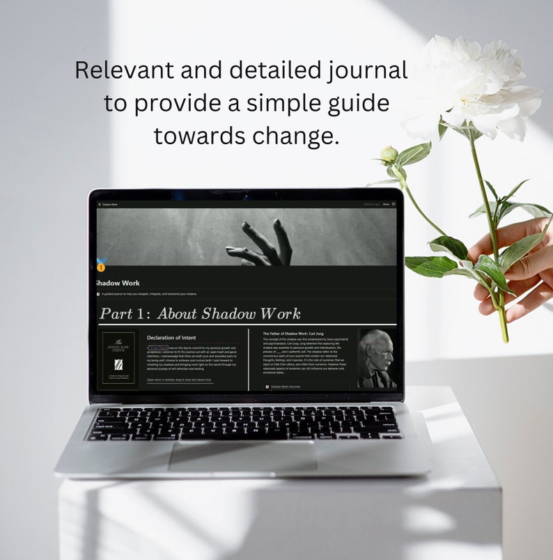Shadow Work Journal Notion Template - Etsy