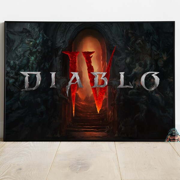 Diablo 4 Wall Art - Etsy