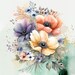 Flower Bouquets Digital Art | Clipart Flowers | 10 High Quality Jpgs ...