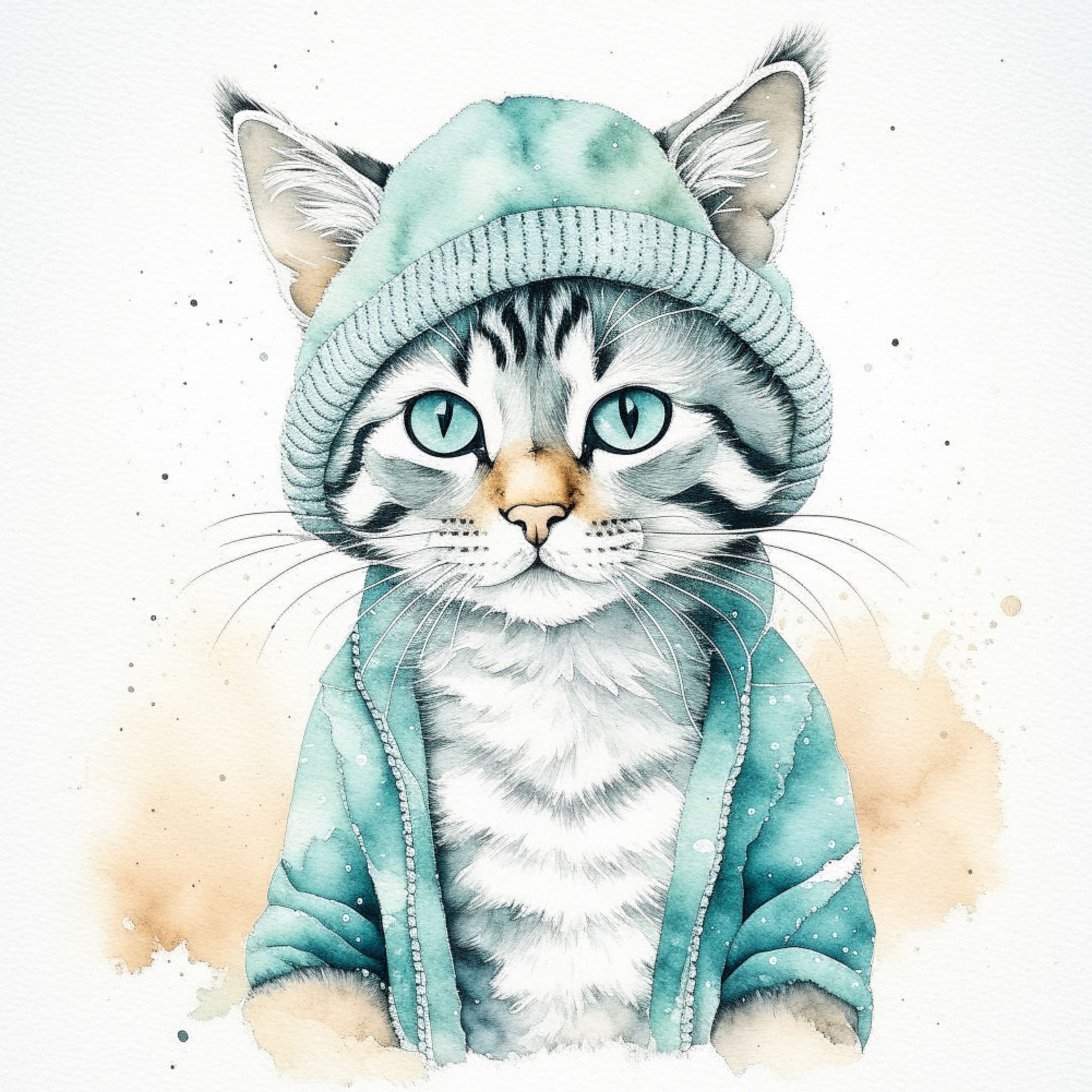 Kittens Digital Art | Cat Clipart | 15 High Quality Jpgs | Digital ...