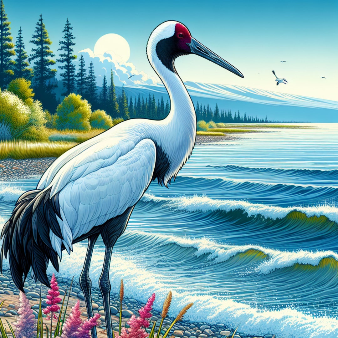 Whooping Crane Digital Art | Clipart Bundle | 14 High Quality Jpgs ...