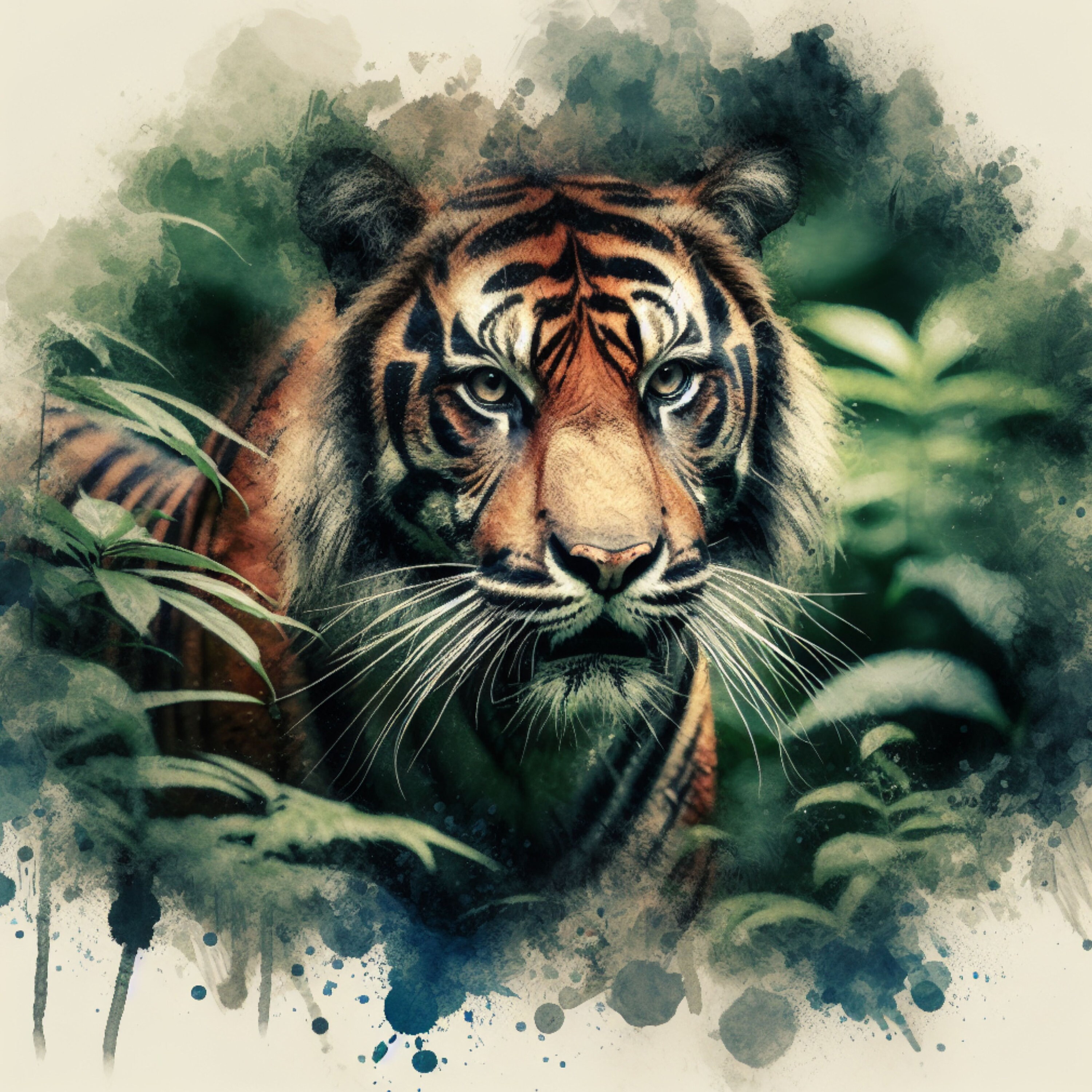 Endangered Species | Animals | Sunda Island Tiger Digital Art | Tigers ...