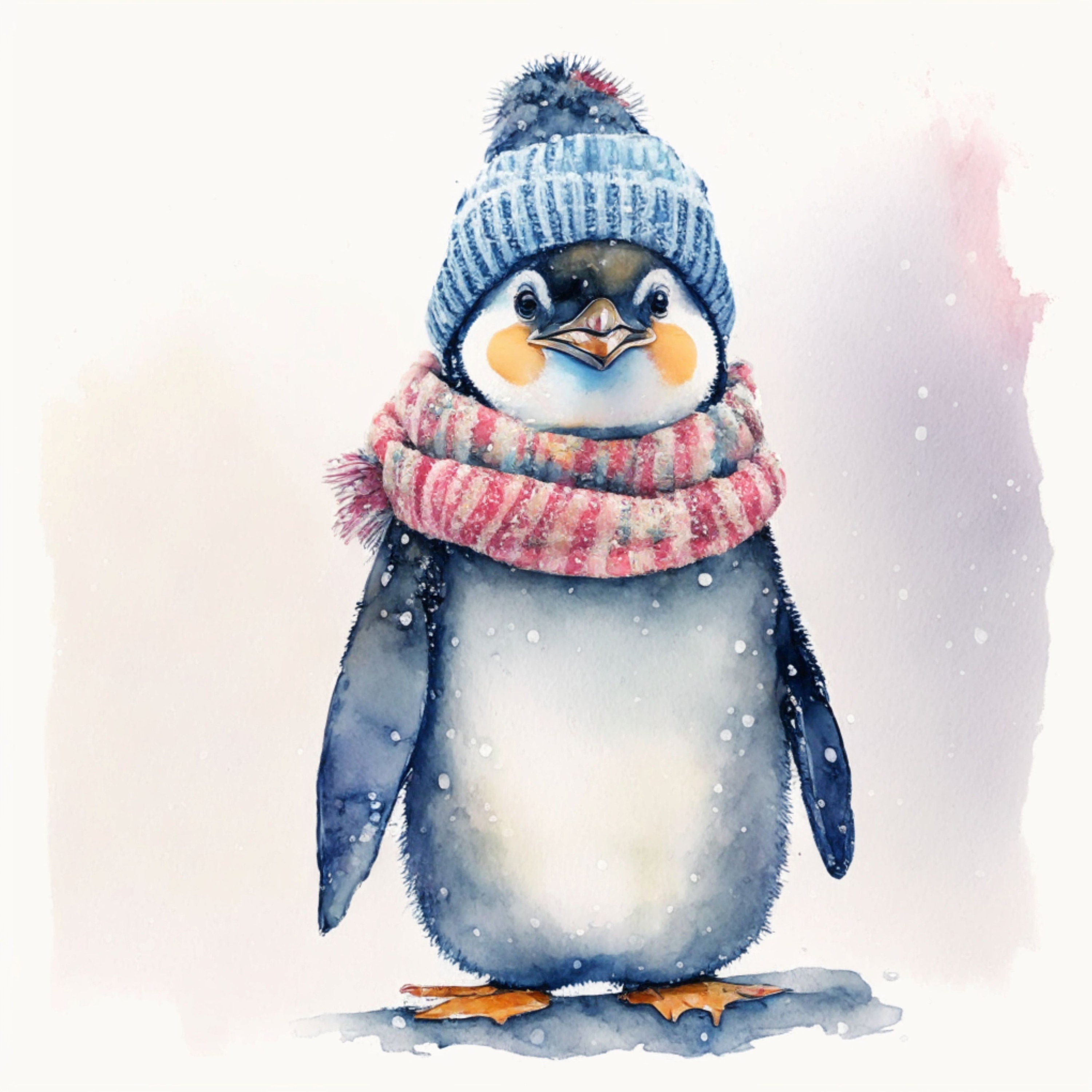 Penguins Digital Art Clipart 10 High Quality Jpgs - Etsy