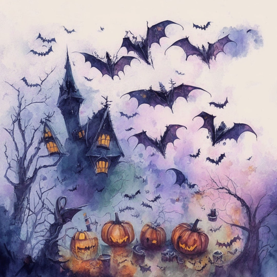 Halloween Digital Art | Clipart | 10 High Quality Jpgs | Digital ...