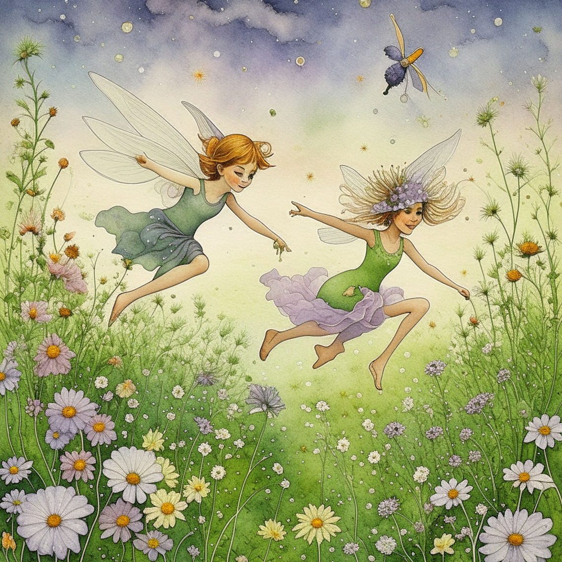 Fairies Digital Art Pixies Clipart 15 High Quality Jpgs Digital ...