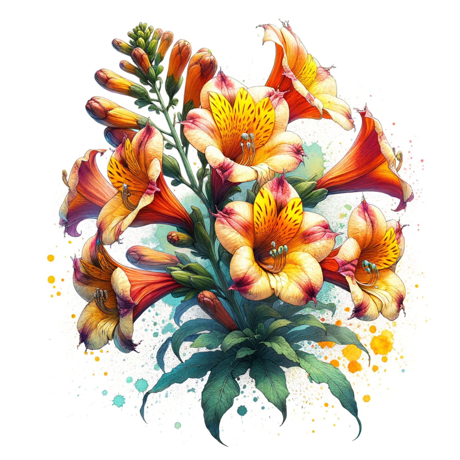 Endangered Species | Flowers | Large Flowered Fiddleneck Digital Art ...