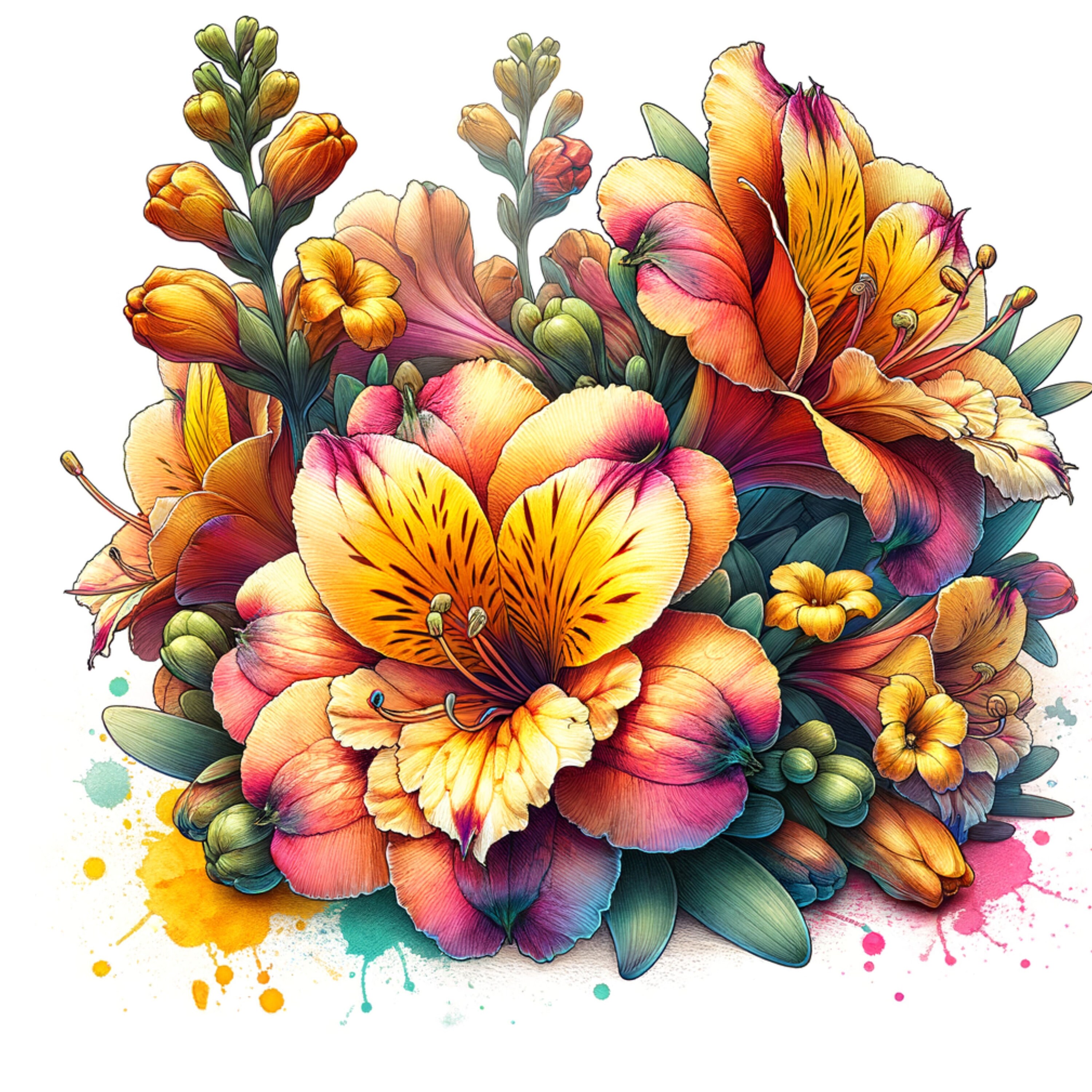 Endangered Species | Flowers | Large Flowered Fiddleneck Digital Art ...