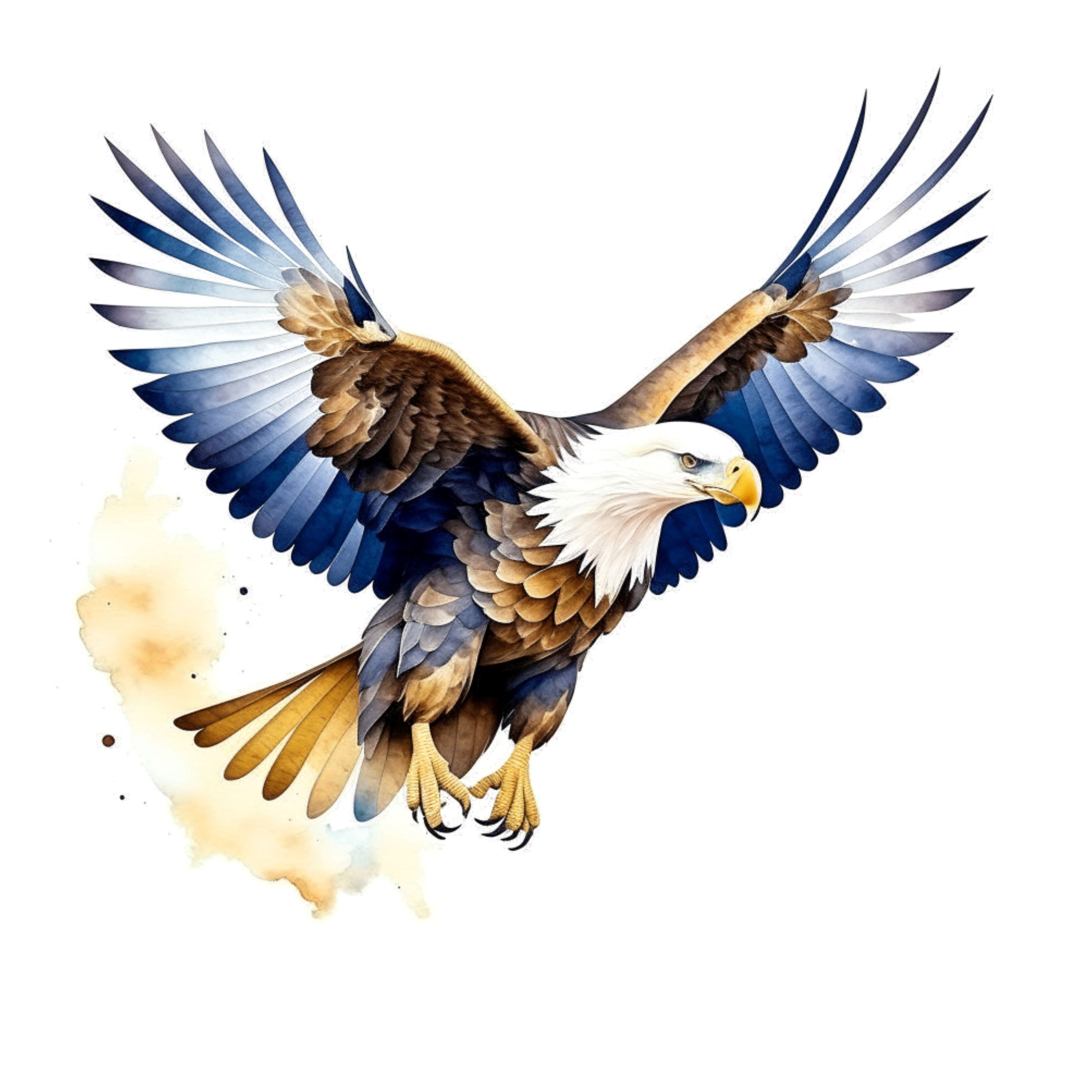 Bald Eagle Digital Art | Birds Clipart | 10 High Quality Jpgs | Digital ...