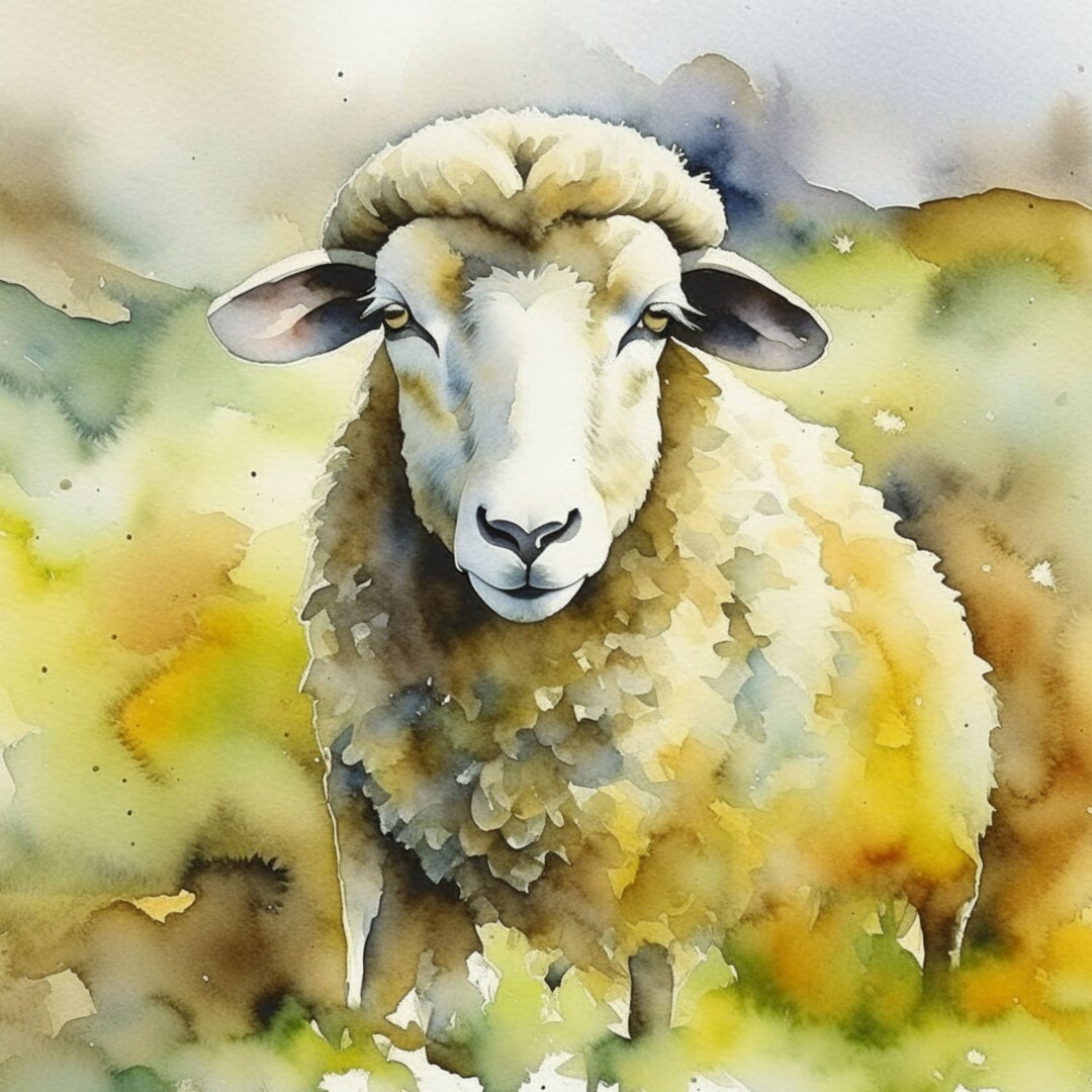 Ovis Sheep Digital Art | Clipart | 10 High Quality Jpgs | Digital ...