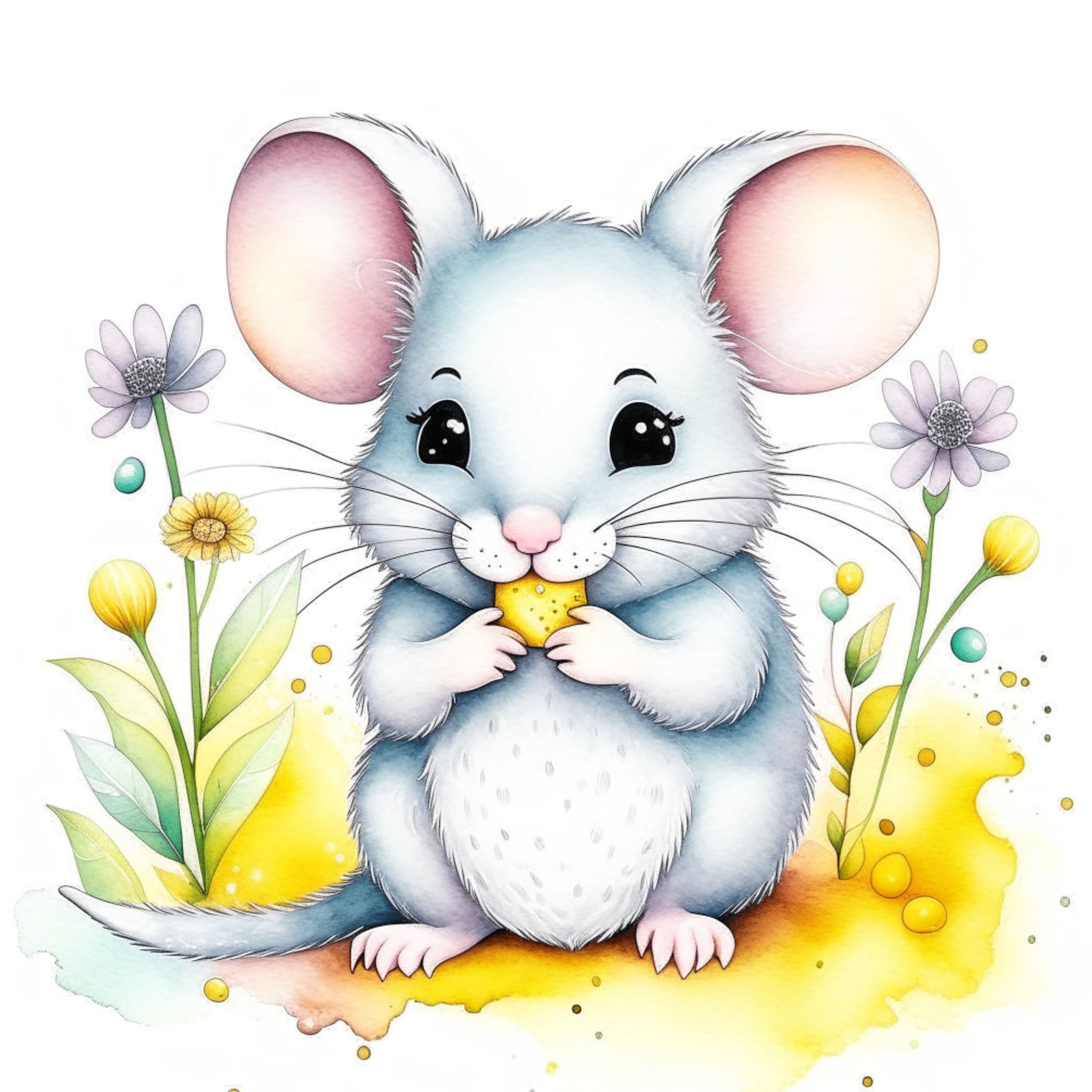 Cute Mouse Digital Art | Mouse Clipart | 15 High Quality Jpgs | Digital ...