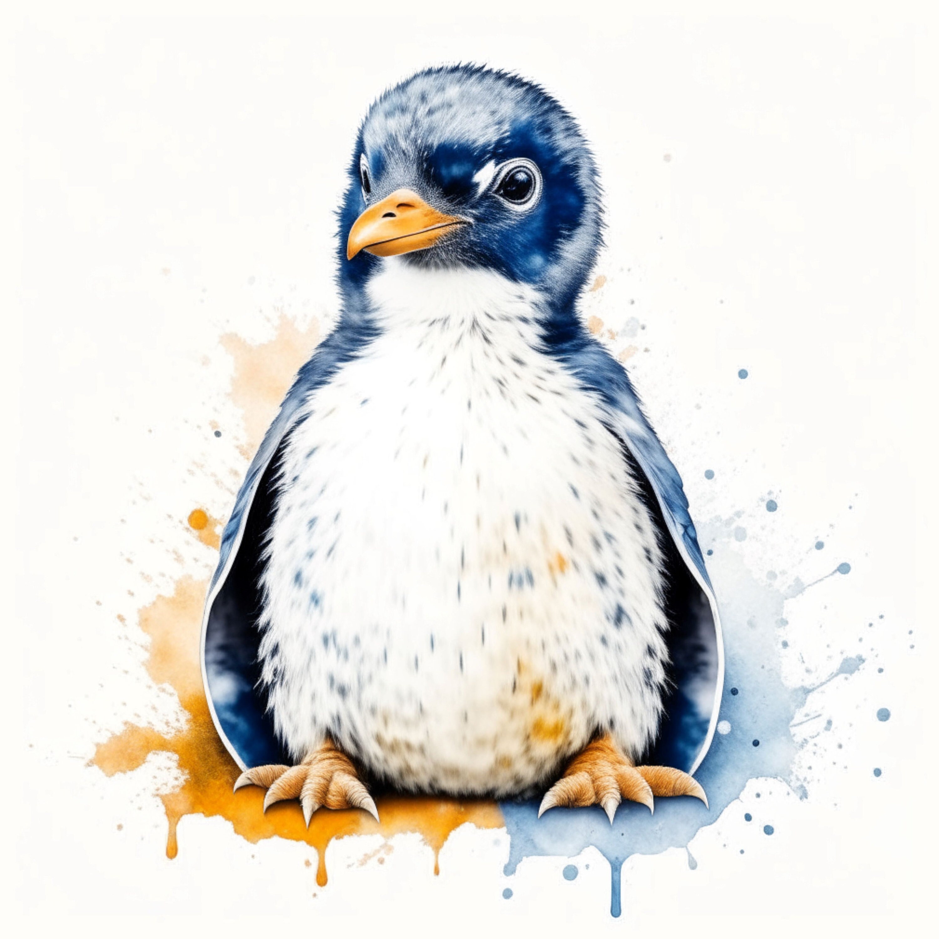 Penguins Digital Art Penguin Clipart 15 High Quality Jpgs Digital ...