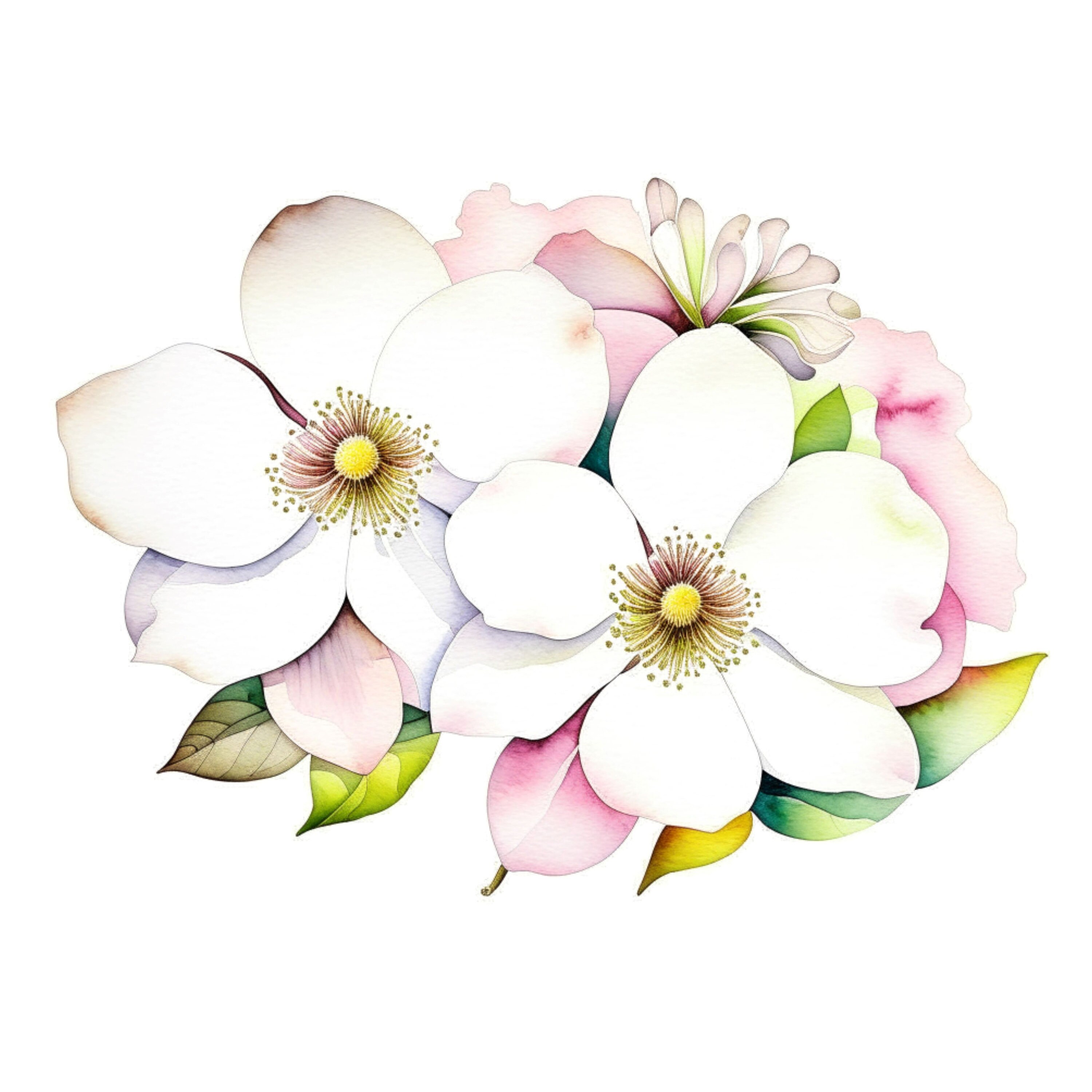Dogwoods Digital Art Dogwood Clipart 15 High Quality Jpgs Digital ...