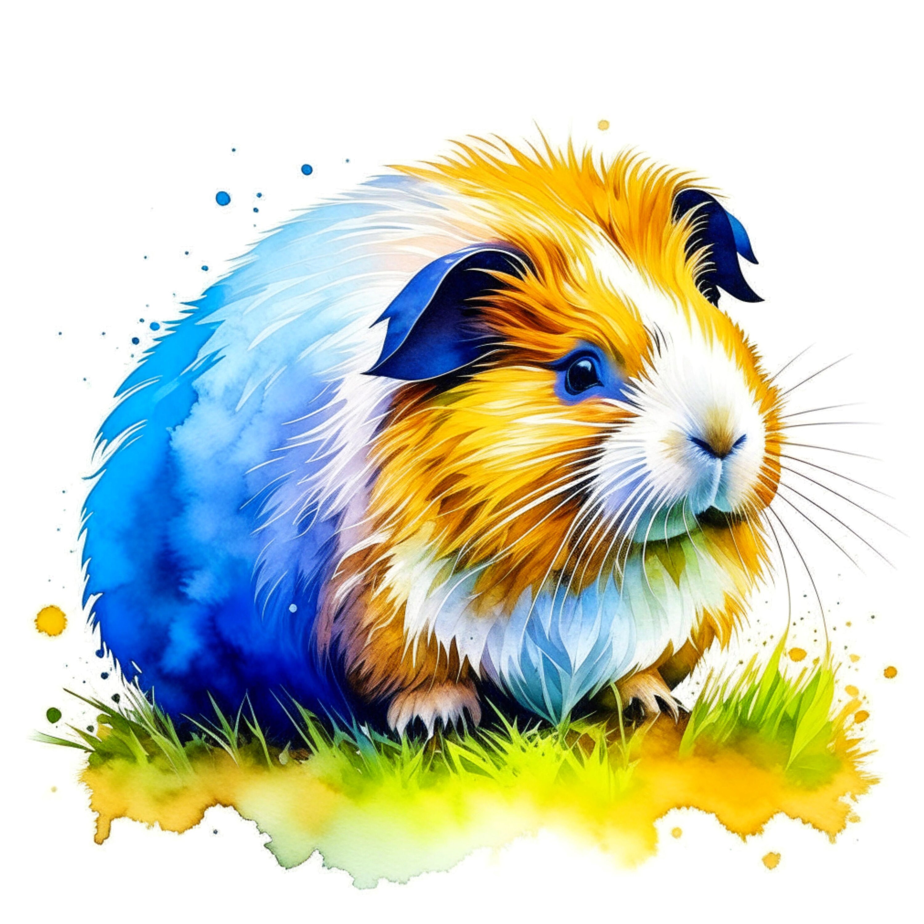 Guinea Pig Digital Art | Guinea Pigs Clipart | 15 High Quality Jpgs ...