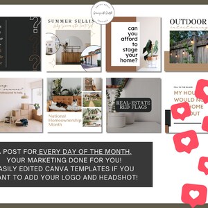 June Social Media Posts With Captions | Real Estate Agent Social Media ...