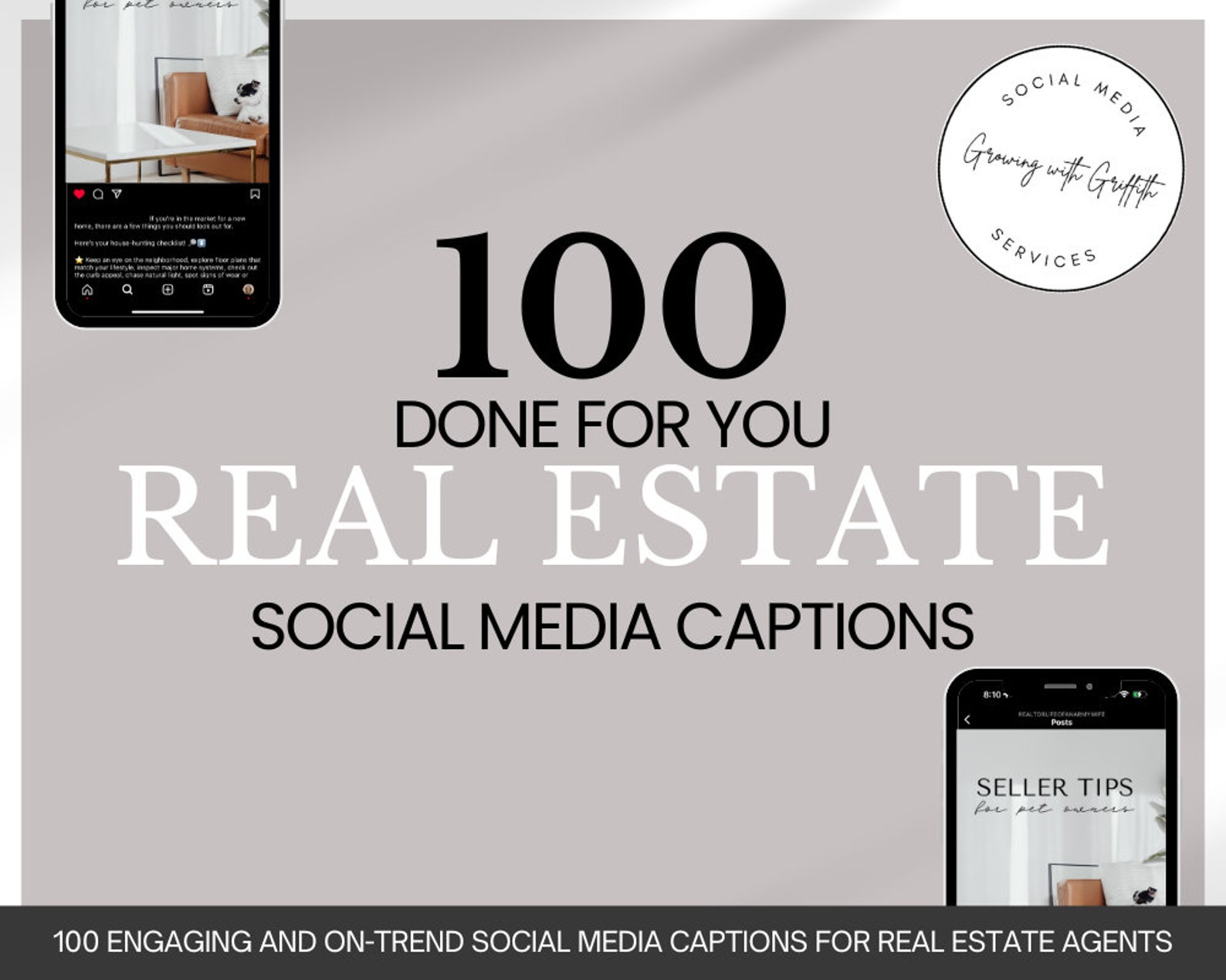 100 Social Media Captions Real Estate | Done for You Real Estate ...