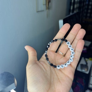 Handmade Taylor Swift Reputation Beaded Bracelet - Etsy