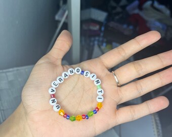 U.V.S.T W/ Hearts Handmade Bad Bunny Adjustable Bracelet - Etsy