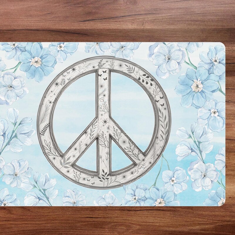 Peace Doormat - Etsy