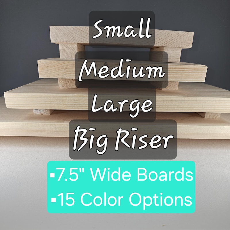 Wood Plant Stand Wide - Etsy