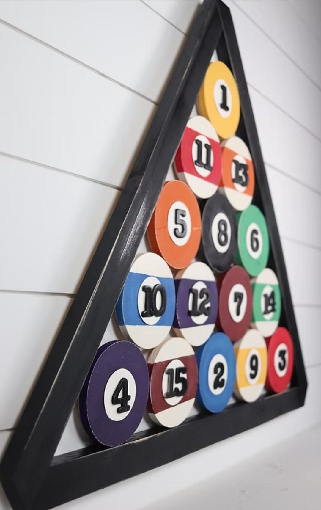 Pool Table Wall Art - Pool Table Triangle - Pool Table Frame ...