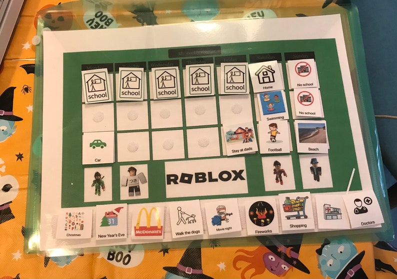 Roblox Weekly Timetable - Etsy