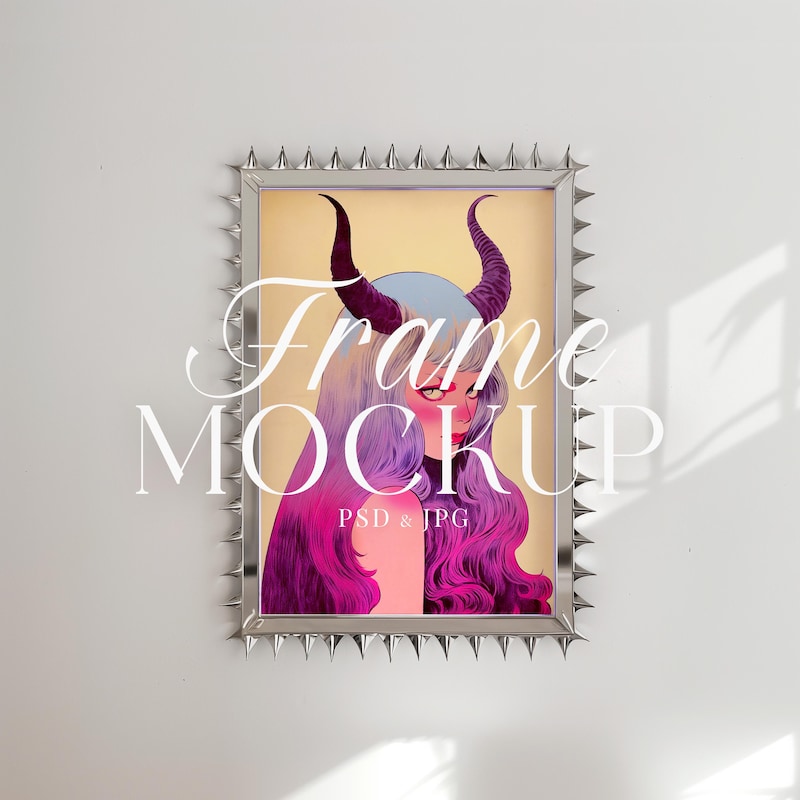Chrome Frame Poster - Etsy UK