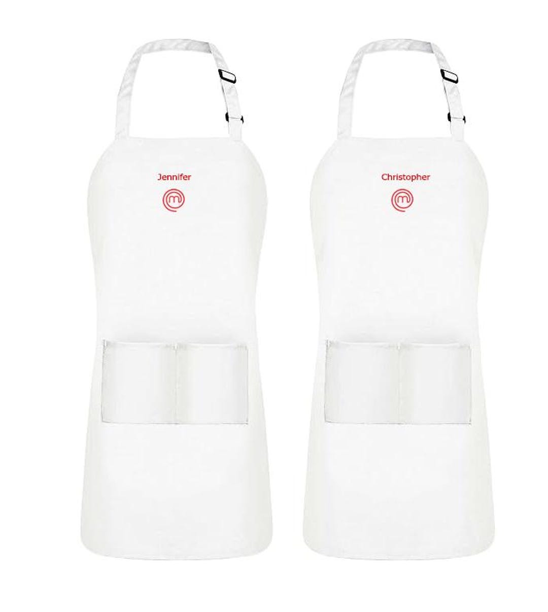 Personalized Masterchef Apron | 100% Polyester Bib Apron, Perfect Gift ...