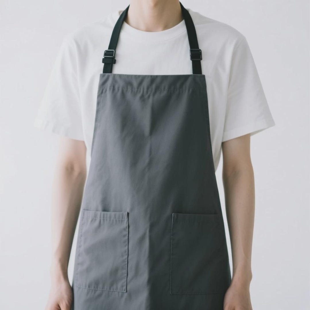 Charcoal Apron Made in Toronto, Canada | Custom Embroidery Available - Etsy
