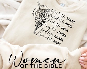 Women of the Bible Svg Png, Boho Christian Svg, Motivational Svg, Bible ...